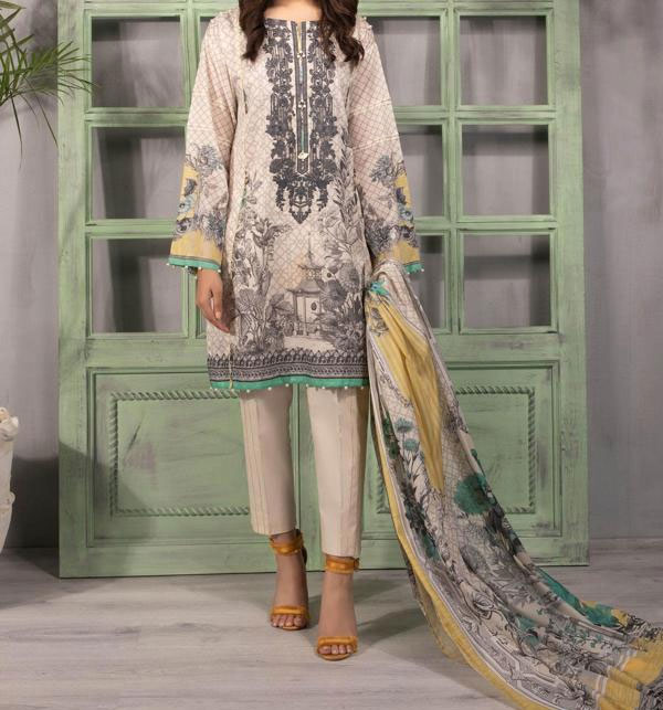 EId Embroidered Lawn Collection 2020 with Lawn Dupatta UnStitched (DRL ...
